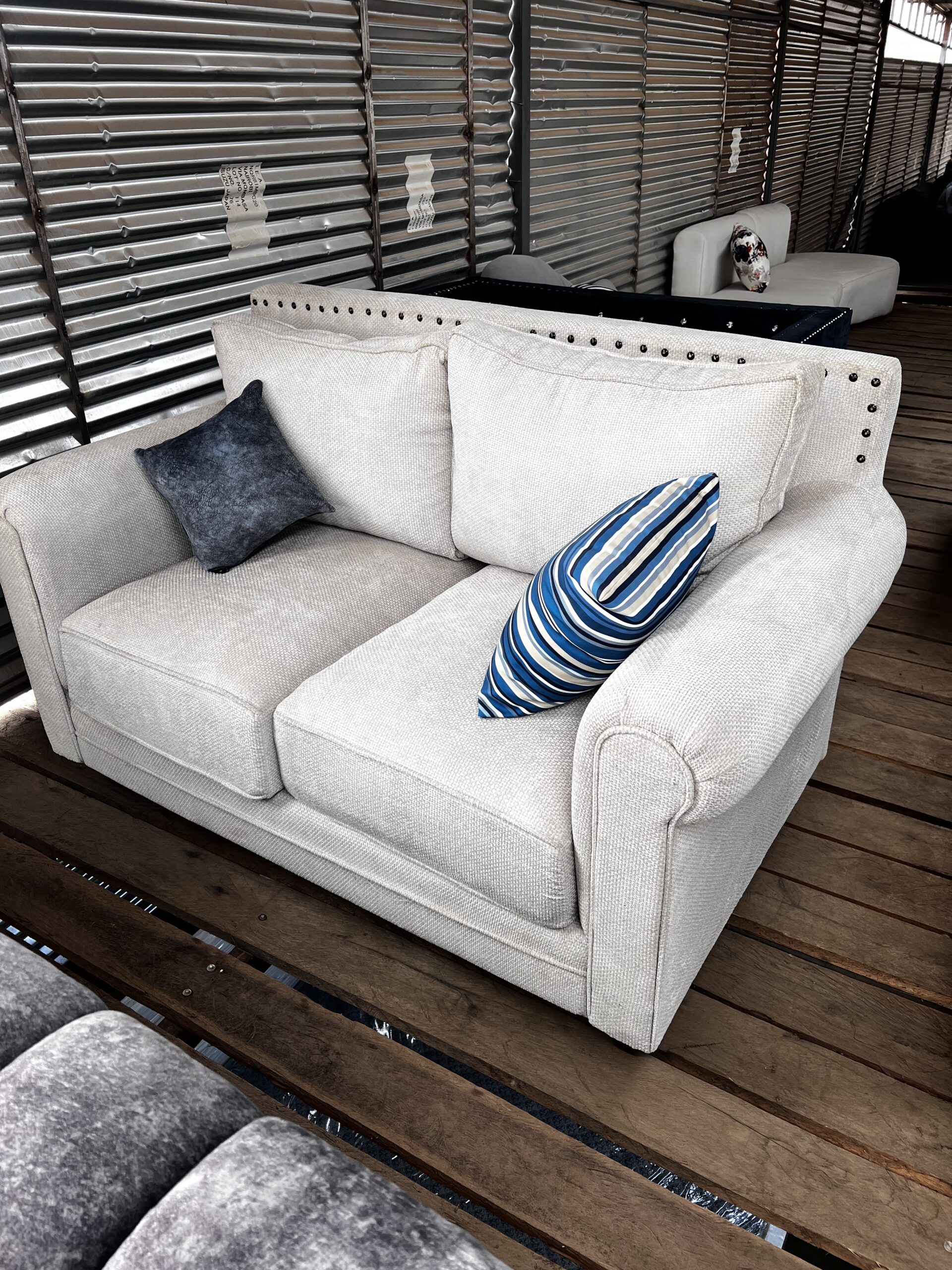 5-seater Buffalo Sofa Design – Spring Cushion Comfort with Custom ...